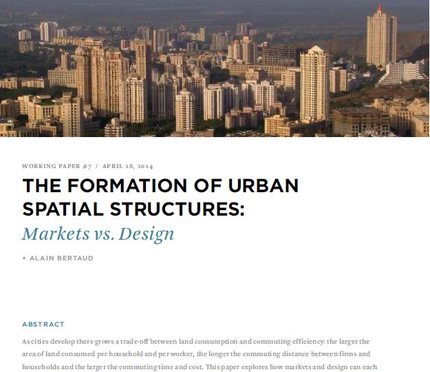 Biblio (114) The formation of urban spatial structures : markets vs ...